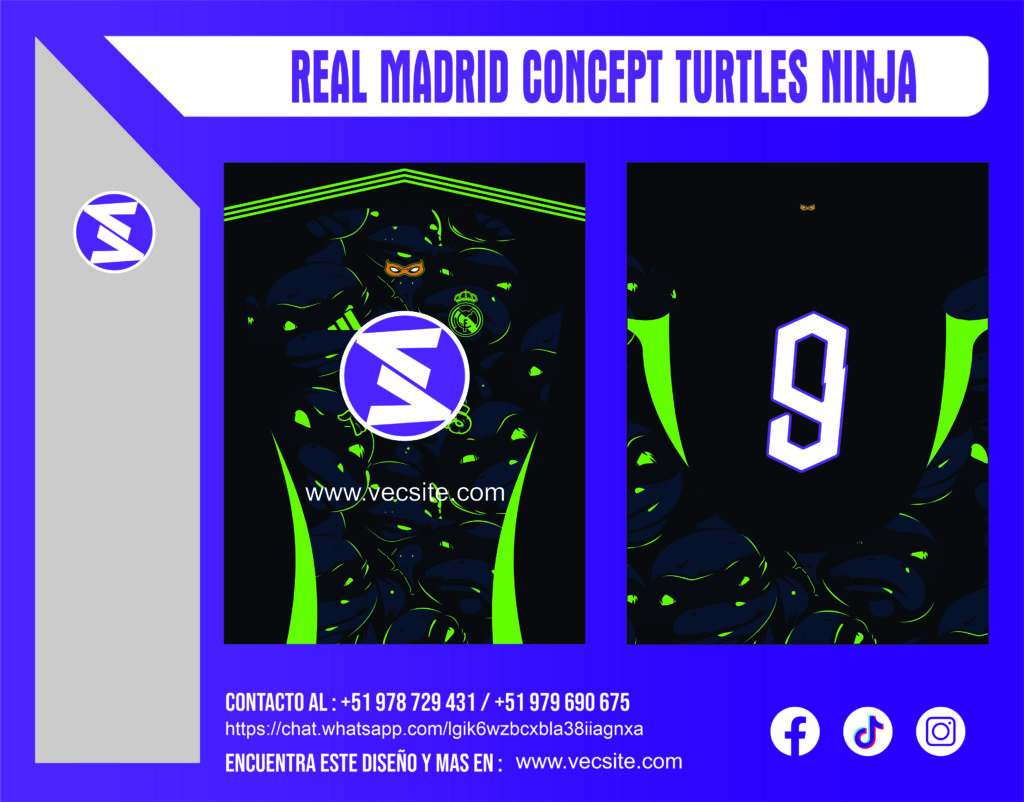 REAL MADRID CONCEPT TURTLES NINJA – VecSite