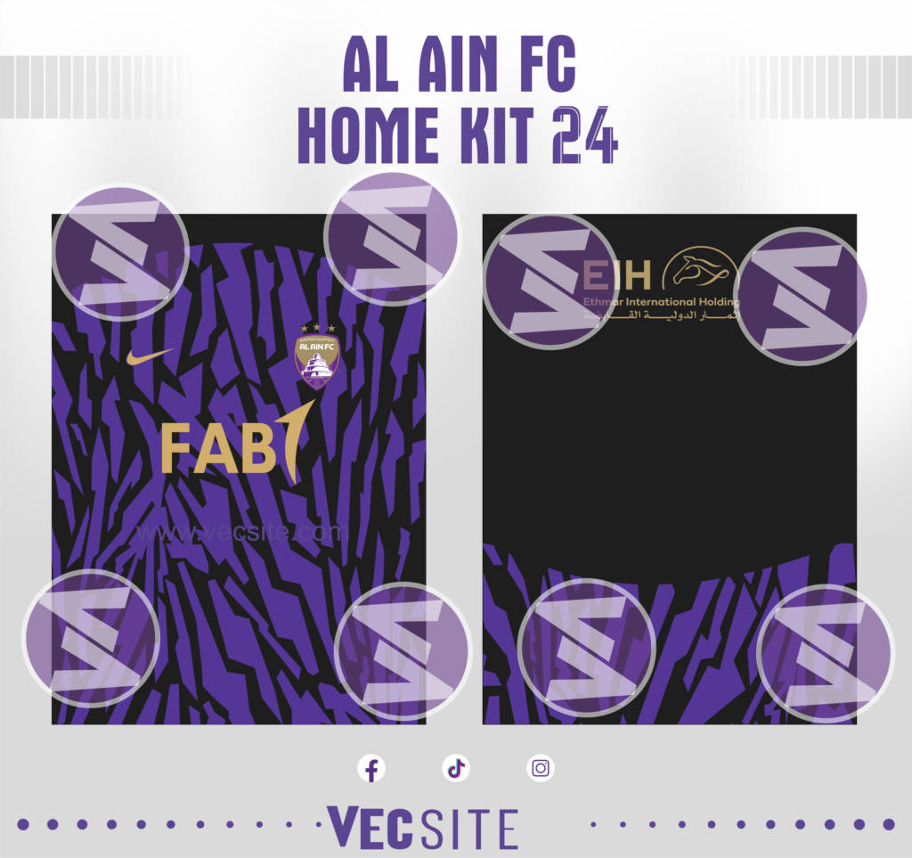 Al Ain FC Home Kit 24 - VecSite
