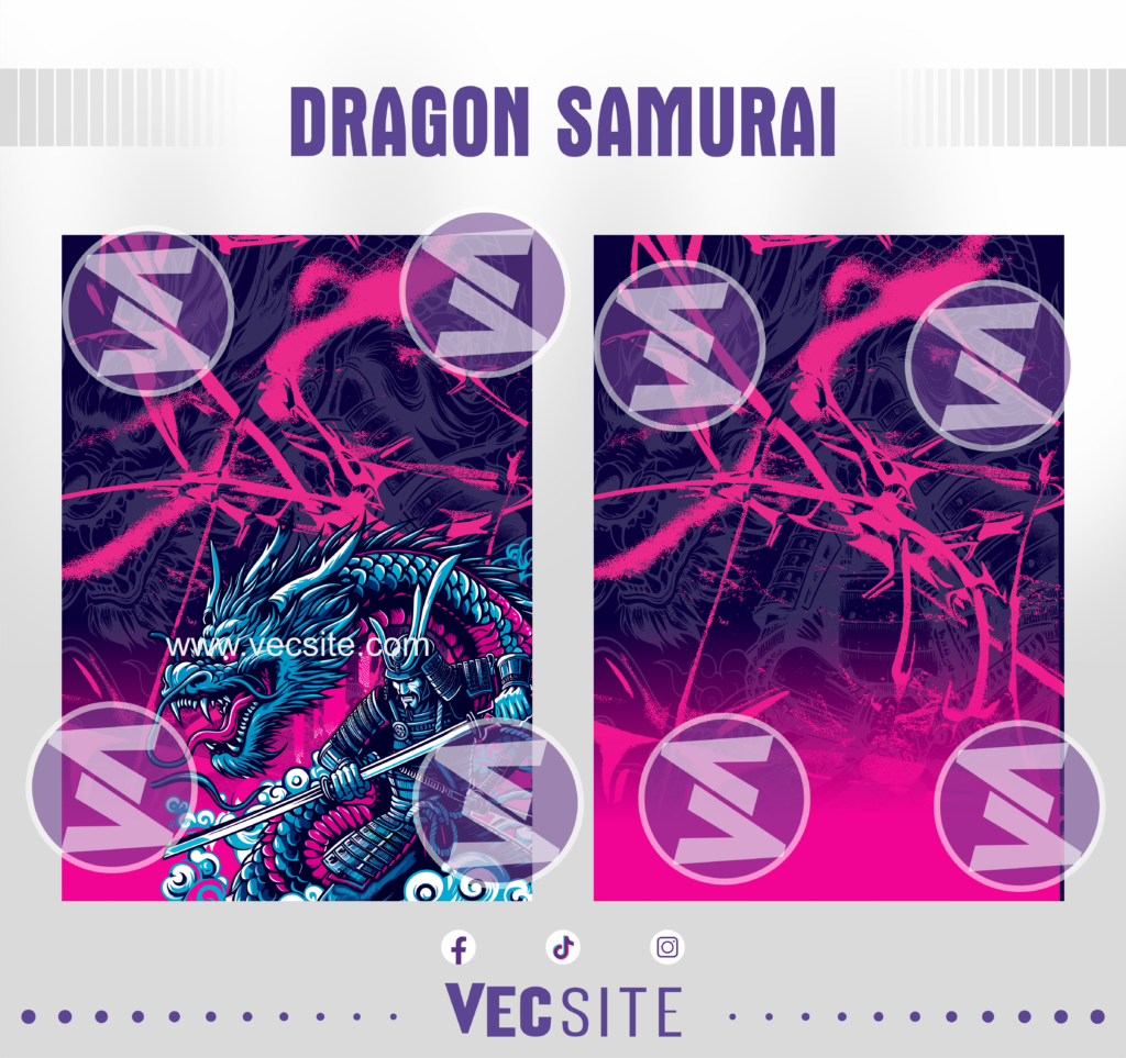 dragon samurai - VecSite